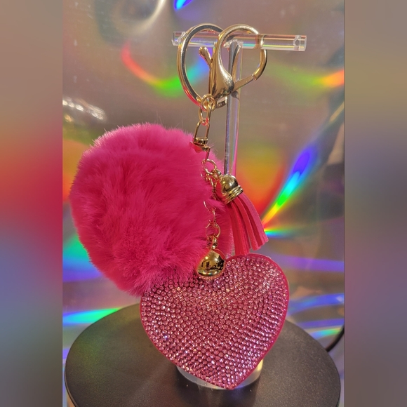 Unbranded | Other | Customizable Pink Bag Charms Keychains | Poshmark